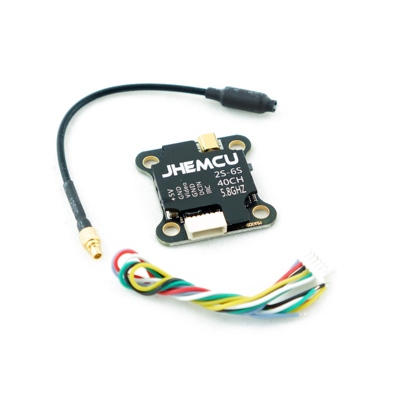 JHEMCU VTX20-600 – nadajnik wideo FPV 5.8GHz 40CH 600mW 20×20 mm MMCX