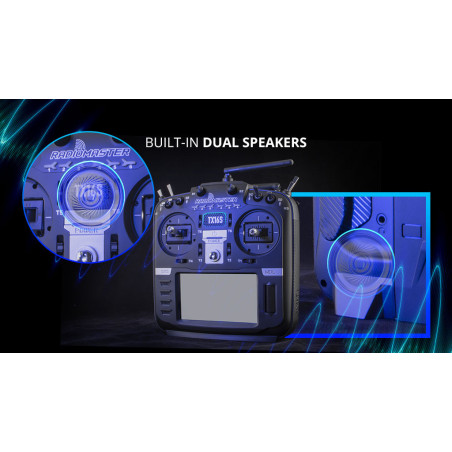 Radiomaster TX16S Mark II MAX - RED / Black z AG1 i ELRS