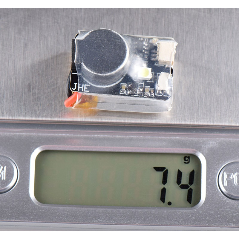 JHEMCU JHE42B Finder – 110dB FPV Buzzer with LED and Battery