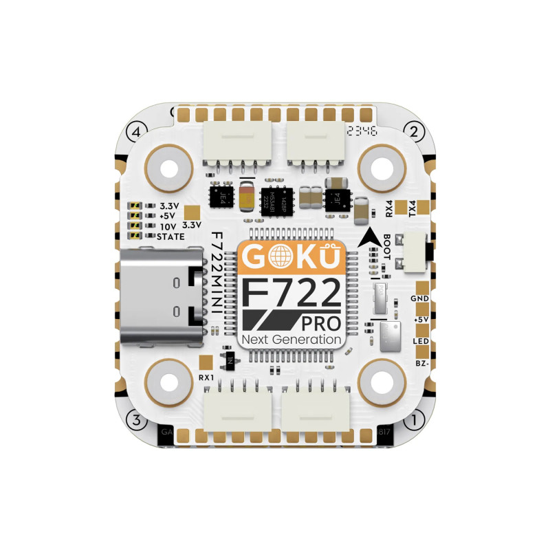 Flywoo GOKU F722 Pro Mini V2 Stack – FC + 45A 4in1 ESC 20×20