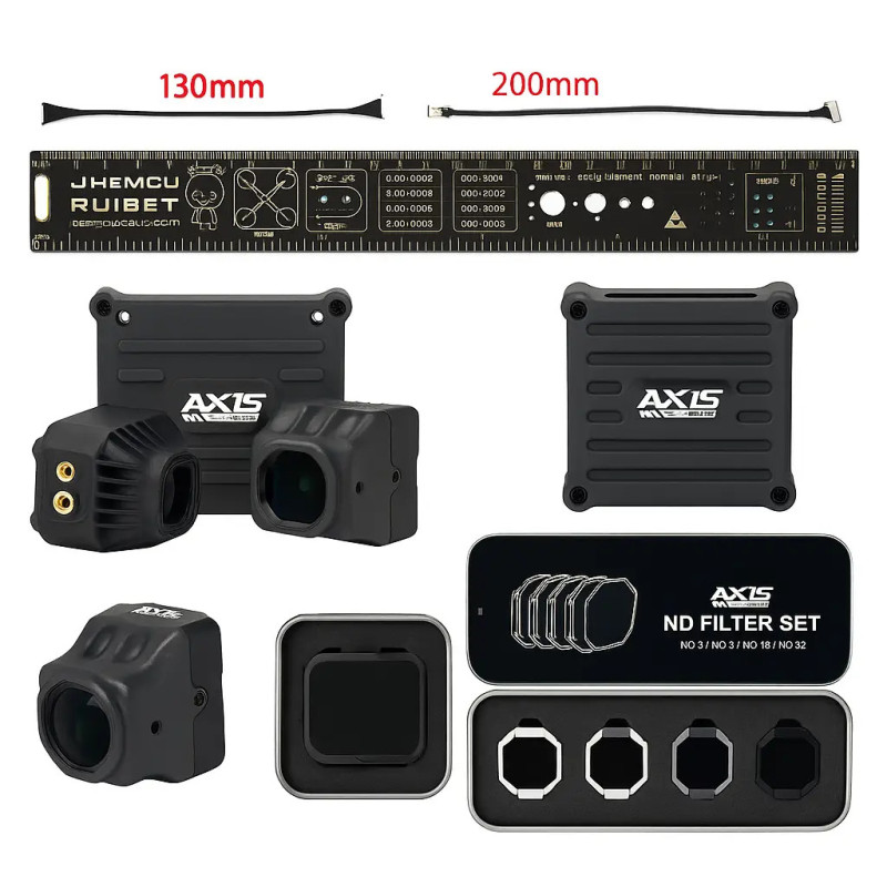 DJI O4 Lite Mod Parts – Axisflying: Mounts, Cooling, Cables, Filters