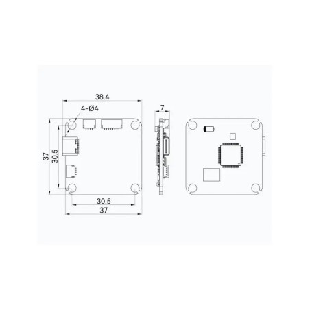 T-Motor Velox F7 SE + V70A SE 8S Stack – Flight Controller + 70A 4in1